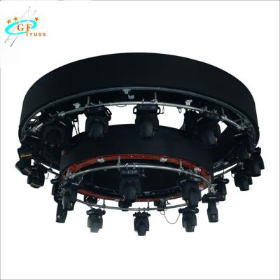China Alu Rotating Lighting Truss Circle Display Truss For DJ Booth Lighting Show for sale