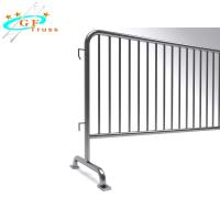 China Galvanized Iron Crash Temporary Metal 1.2M Road Safety Steel Barrier for sale