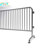 China Galvanized Iron Crash Temporary Metal 1.2M Road Safety Steel Barrier for sale