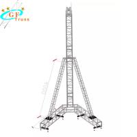 China Spigot Stage Lighting Pillar Audio Line Array Speaker Stand Truss for sale
