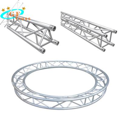 China Anti Rust Aluminum Spigot Truss Auto Revolving Round System Circular Lighting Truss for sale