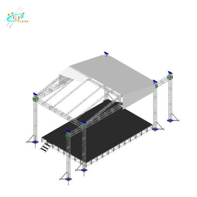 China Workshop Conference 18M 22M Aluminum Roof Truss System for sale