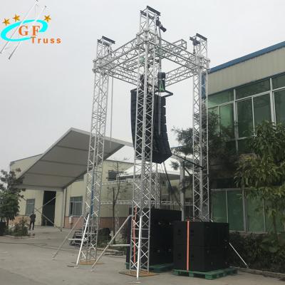 China Silver Color Sound System Speaker 12M Line Array Truss for sale
