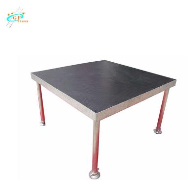 China Modular Event 0.2m 1m Aluminum Stage Platform Adjustable Base for sale