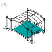 China 300*300mm Square Aluminum Truss Display With Stage Lighting Frame for sale