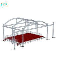 China 28M Led Lighting Mobile Stage Truss With PA Wings Flying System for sale