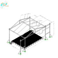 China 28M Led Lighting Mobile Stage Truss With PA Wings Flying System for sale
