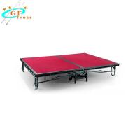 China Folding Adjustable 6082 T6 Aluminum Stage Platform for sale