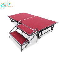 China Folding Adjustable 6082 T6 Aluminum Stage Platform for sale