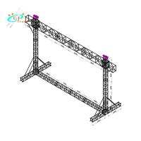 China 290*290mm Goal Post Truss For Lighting Theatre Stage for sale