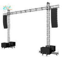 China Exhibition Scaffolding 250mm LED Screen Goal Post Truss for sale