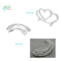 China Custom 1.5m Arch Love Background Round Wedding Truss for sale