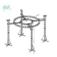 China Custom 1.5m Arch Love Background Round Wedding Truss for sale