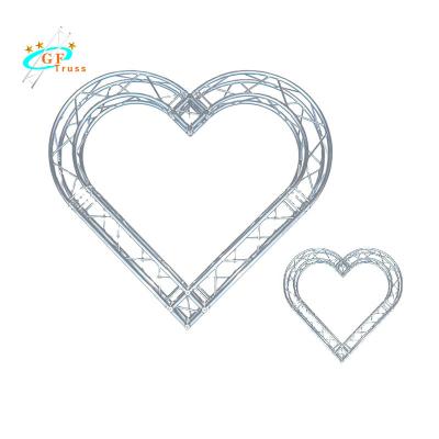 China Custom 1.5m Arch Love Background Round Wedding Truss for sale
