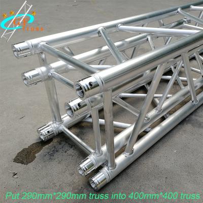 China Hang Light Aluminum Spigot Truss Exhibition Metal Stage Truss Trade Show Use for sale
