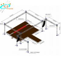 China 520*760mm Flat Aluminum Roof Truss System For Wedding for sale