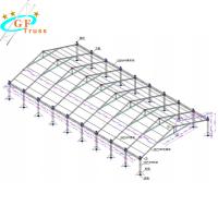 China Exhibition Event 2m Curved Aluminum Roof Truss System for sale