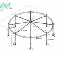 China Exhibition Event 2m Curved Aluminum Roof Truss System for sale
