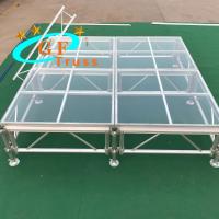 China Durable Outdoor Event Portable Glass Stage Platform For Sale for sale