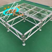 China Durable Outdoor Event Portable Glass Stage Platform For Sale for sale