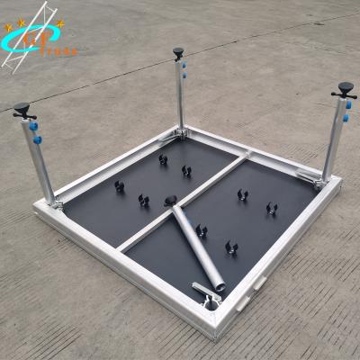 China Adjustable Legs Square Concert Stage With Clips for sale