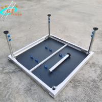 China Adjustable Legs Square Concert Stage With Clips for sale