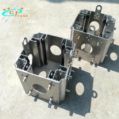 China Square 6061 T6 Aluminum Truss Sleeve Block For Concert for sale