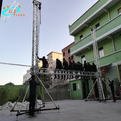 China Mobile DJ Outdoor 6082 Aluminum Spigot Truss For Concert Event for sale