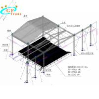 China Heavy Duty 6061-T6 Aluminium Stage Truss System 520*760mm for sale
