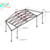 China Heavy Duty 6061-T6 Aluminium Stage Truss System 520*760mm for sale