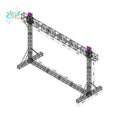 China 290*290mm Goal Post Truss System For Lighting Theatre Stage for sale