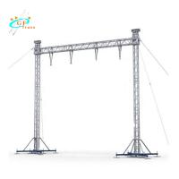 China 290*290mm Goal Post Truss System For Lighting Theatre Stage for sale