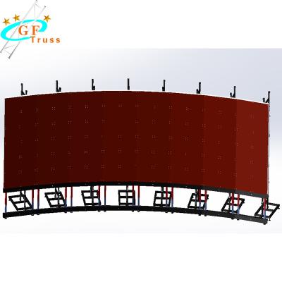 China Trussing hanging led video function screen wall indoor p3.91 for sale