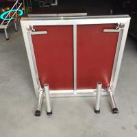 China Aluminum 8.5cm frame platform folding table dj Mobile Rental Stage for Events for sale