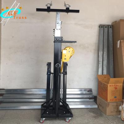 China Alu 6082-T6 Hand Crank Tripod Speaker Stand Lift 100kg Max Load for sale