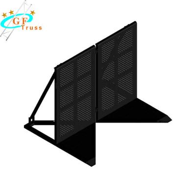 China Outdoor Aluminum Stage Crowd Control Barrier For Performance for sale