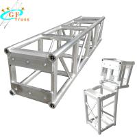 China Cross Tube 400*400mm Aluminum Bolt Truss Display Big Span Truss Frame for sale