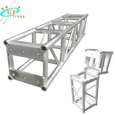 China Cross Tube 400*400mm Aluminum Bolt Truss Display Big Span Truss Frame for sale