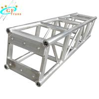China Cross Tube 400*400mm Aluminum Bolt Truss Display Big Span Truss Frame for sale
