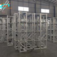 China Cross Tube 400*400mm Aluminum Bolt Truss Display Big Span Truss Frame for sale