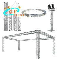 China 6061-T6 Aluminum Lighting Truss System Spigot Connection for sale
