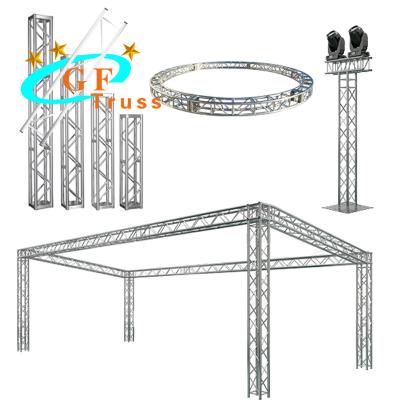 China 6061-T6 Aluminum Lighting Truss System Spigot Connection for sale