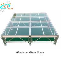 China Acrylic Wedding Stage / Acrylic Platform Stage / Swimming Pool Glass Stage for sale