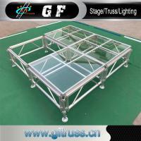 China Acrylic Wedding Stage / Acrylic Platform Stage / Swimming Pool Glass Stage for sale