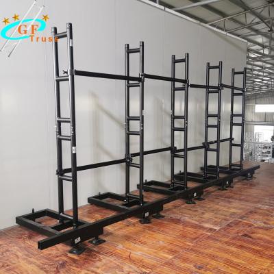China led screen truss arch lighting truss aluminum ground support for hanging led screen for sale