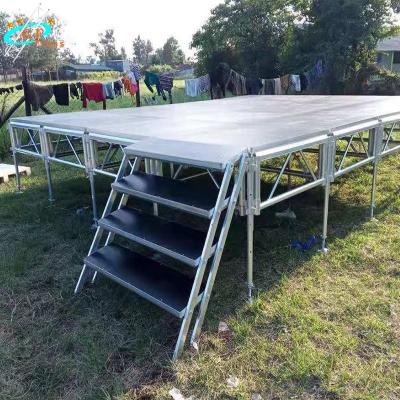 China Stage Platform Aluminium Platform Top Quality Aluminum Adjustable Legs Stage Platform for sale