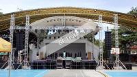 China Aluminum Lighting Truss Outdoor Concert Stage 50*3mm Tube for sale