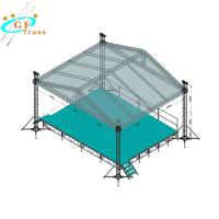 China 6061-T6 Aluminum Truss Roof Systems Concert Stage DJ Used for sale