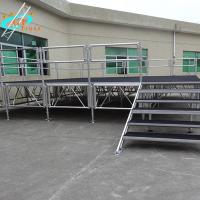 China Outdoor Concert Truss Stage Aluminum Materials Stage Platform Mobile in Truss Display for sale
