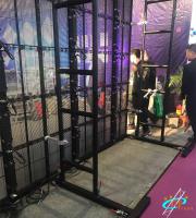 China Aluminum Ladder Led Screen Truss Outdoor With Adjustable Base for sale